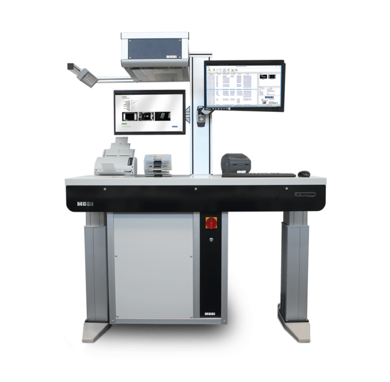 Incoming goods 4.0 - ADOMO Relabeling Station from MODI